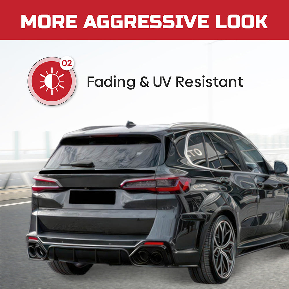 19-24 BMW X5 & X5M G05 | OEM Style Rear Mid Spoiler | Gloss Black – 285 ...