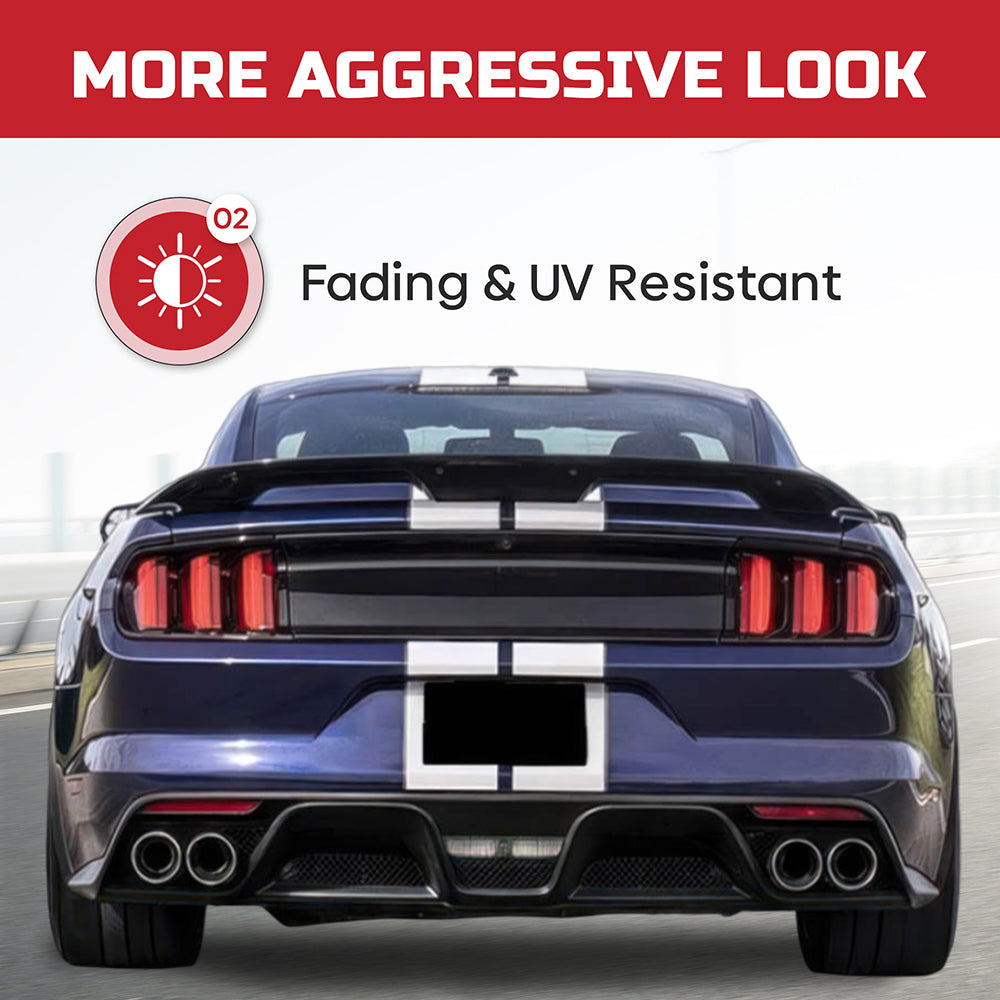 15-23 Mustang Shelby / GT / GT350 / GT500 | GT500 Style Rear Wing | Gl ...