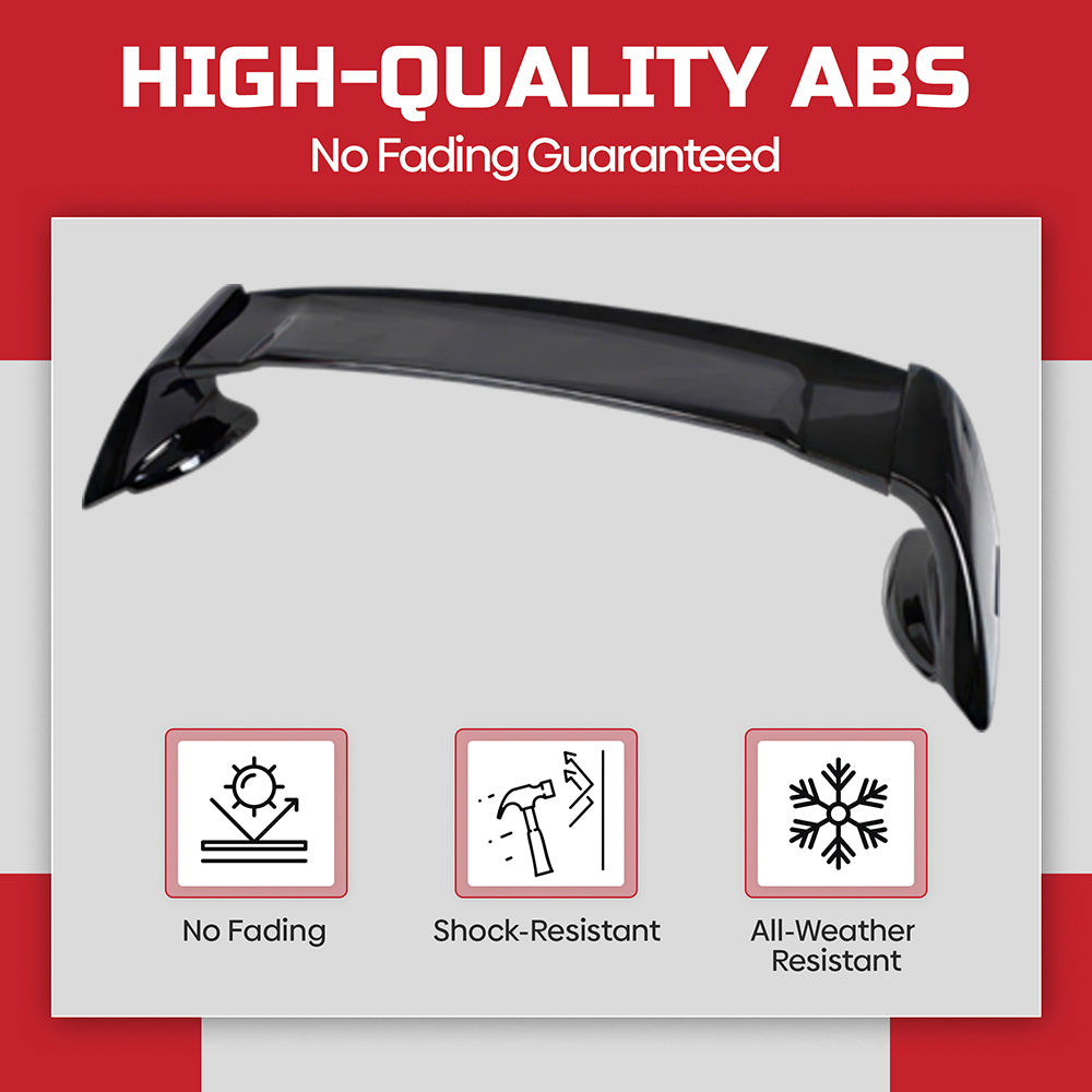 Type R Style Rear Wing - 2012-2015 Honda Civic 9th Gen – 285 Motorsport