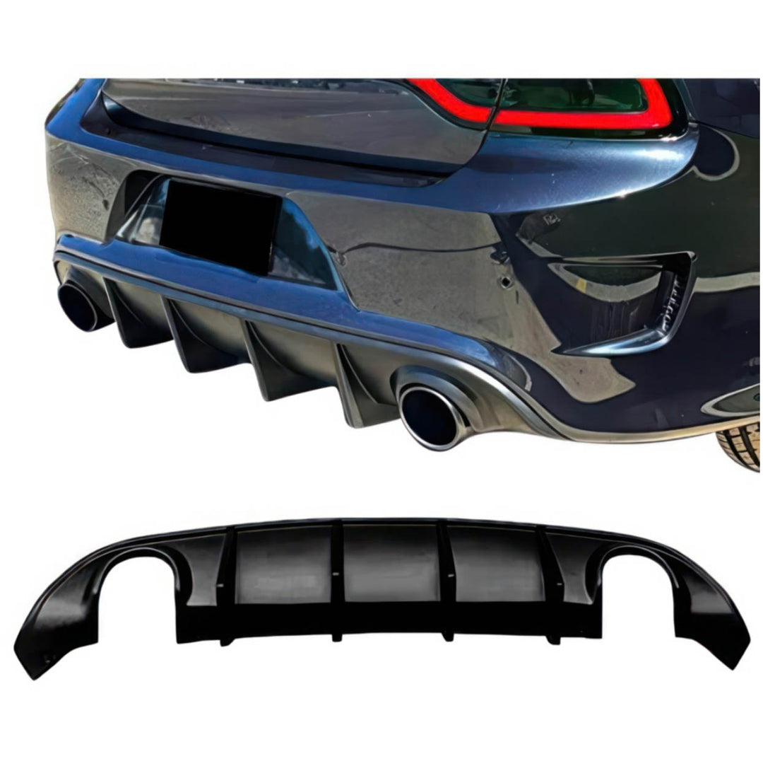 SRT Style Rear Diffuser - 2015-2021 Dodge Charger 7th Gen SXT, RT, SE ...