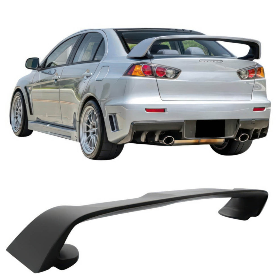 06-17 Mitsubishi Lancer | EVO Style Rear Wing | Gloss, Matte or Carbon ...