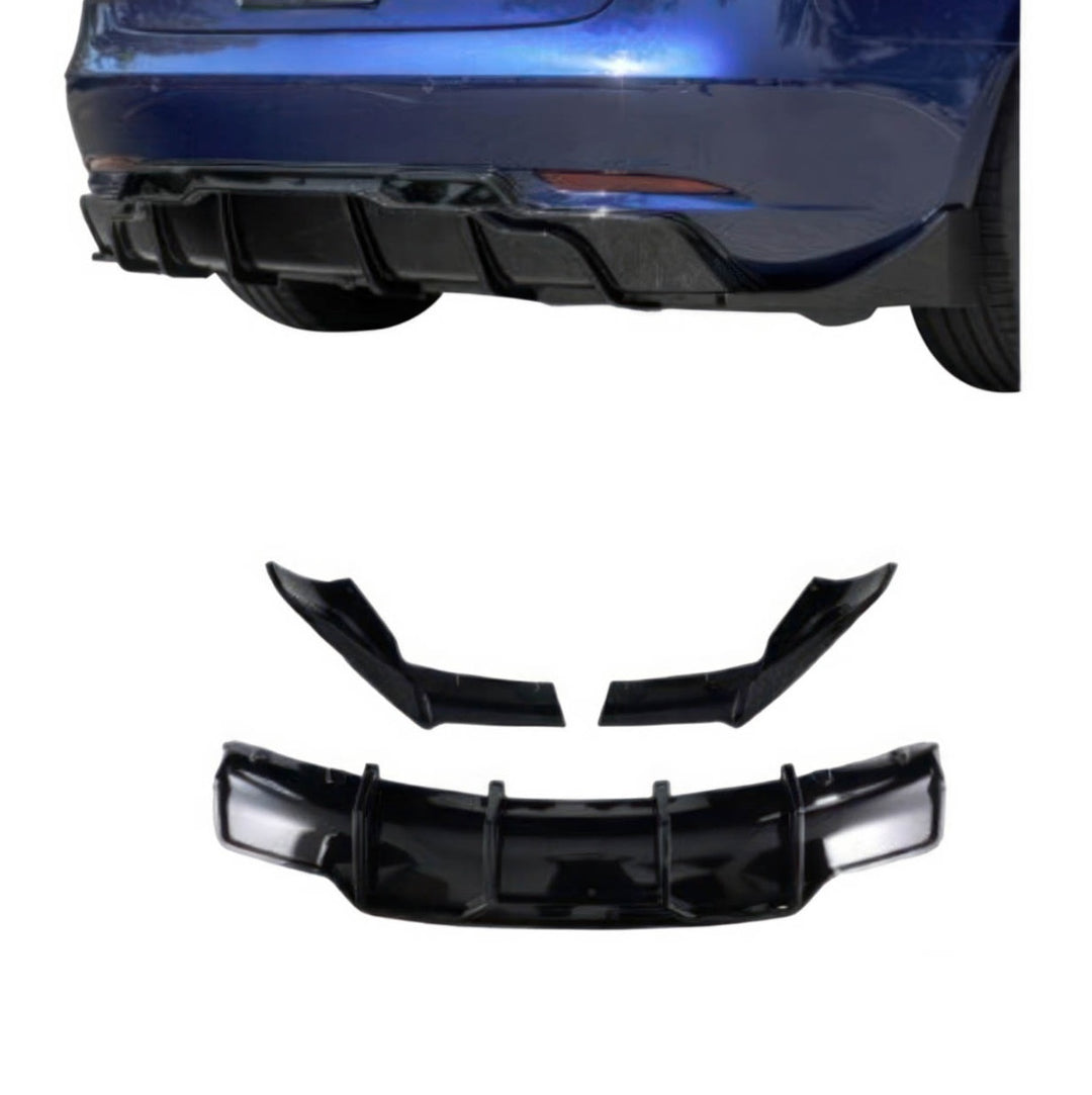 Rear Diffuser - 2017-2023 Tesla Model 3 1st Gen – 285 Motorsport
