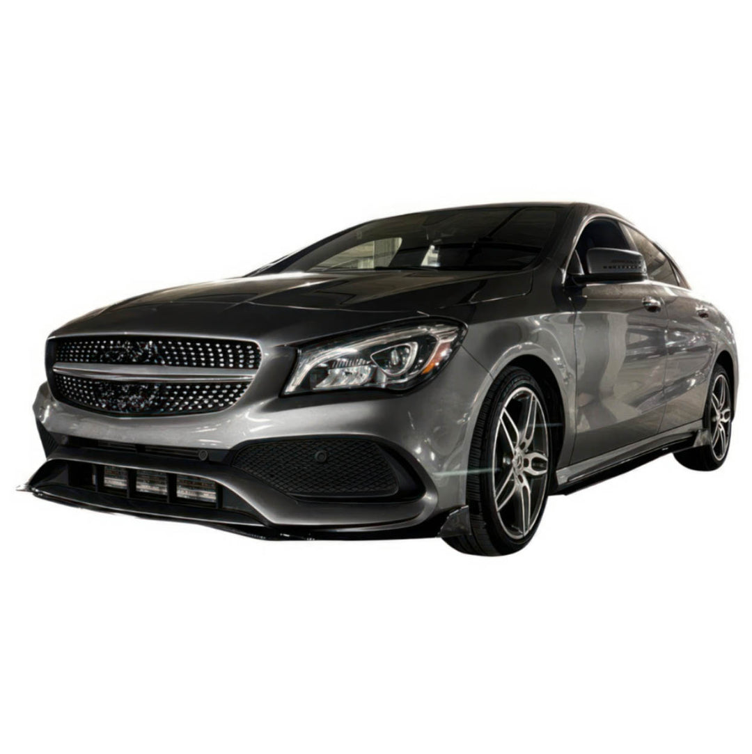 Front Lip Splitter - 2013-2019 Mercedes Benz CLA-Class W117 – 285 ...