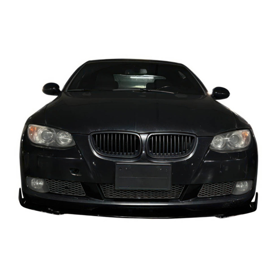 2006-2013 BMW 3 Series & M3 E92 | Front Lip Splitter | Gloss Black ...