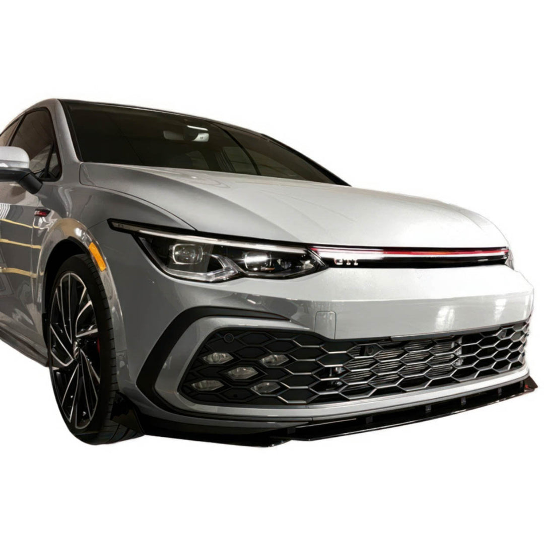 Front Lip Splitter - 2020-2024 Volkswagen Golf / GTI / R Mk8 Hatchback ...
